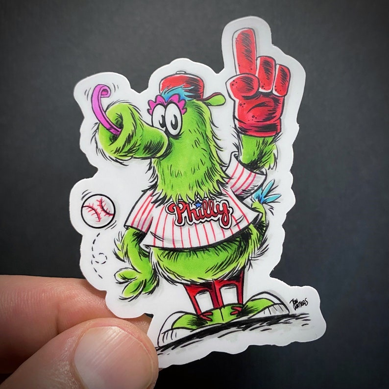 PHILLY MASCOTS Sticker Pack / Phanatic Sticker / Gritty Sticker ...