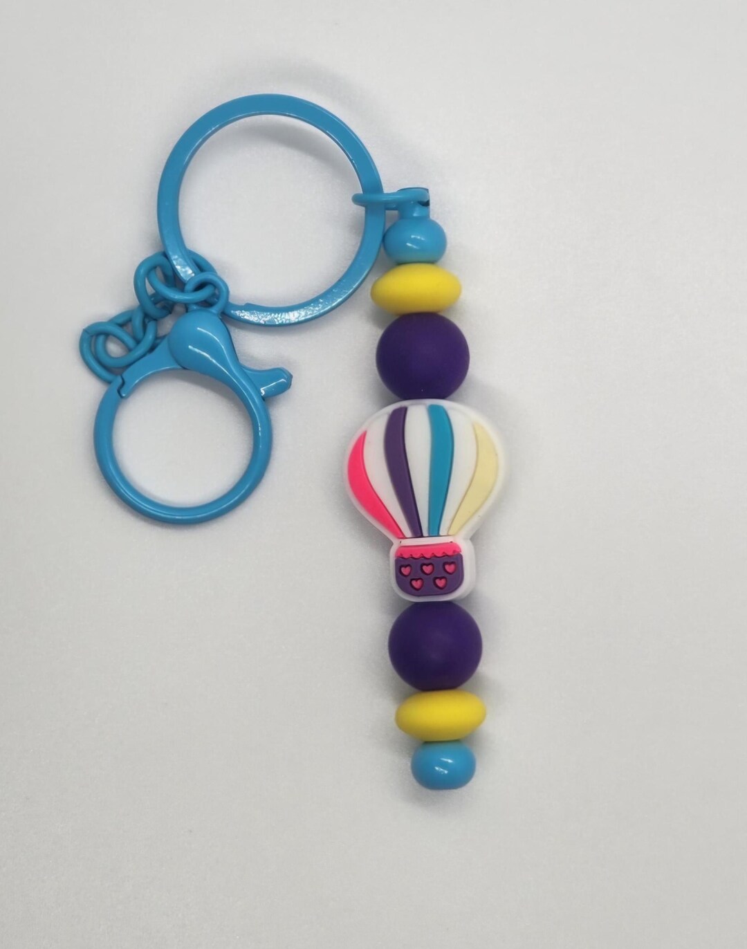 Custom Hot Air Balloon Keychain - Etsy