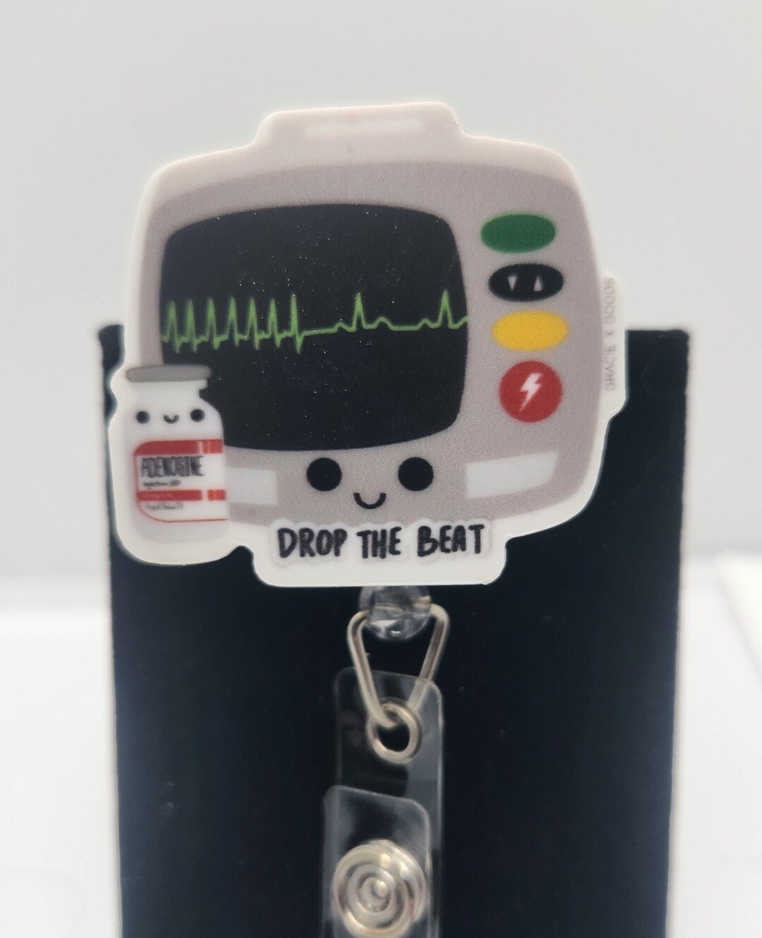EKG Badge Reel - Etsy