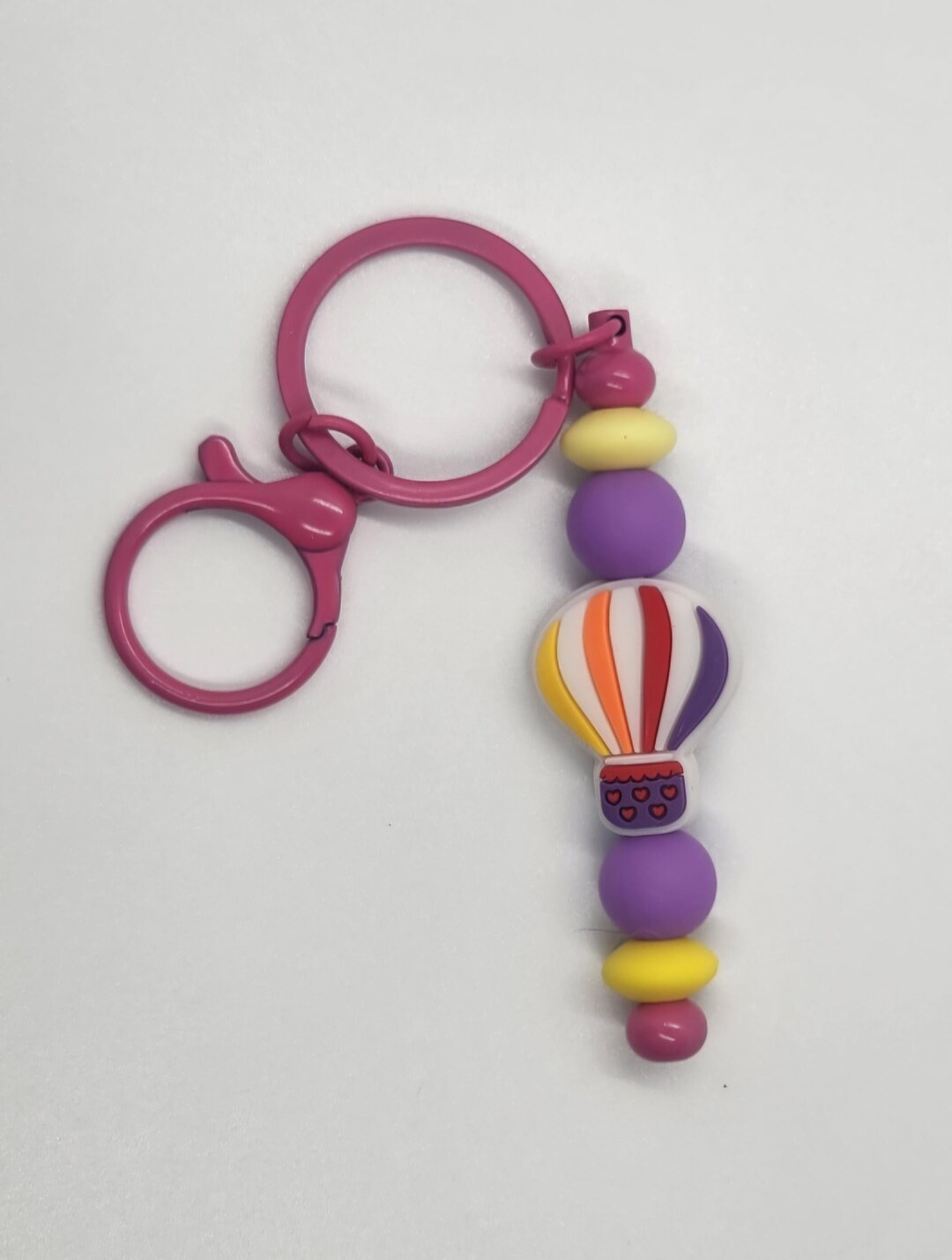 Custom Hot Air Balloon Keychain - Etsy