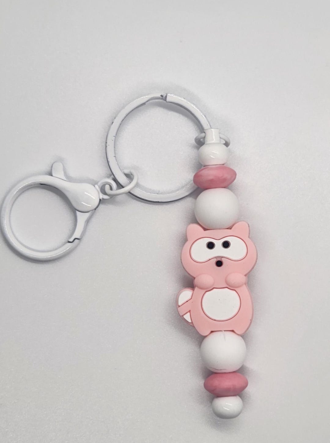 Custom Raccoon Keychain - Etsy