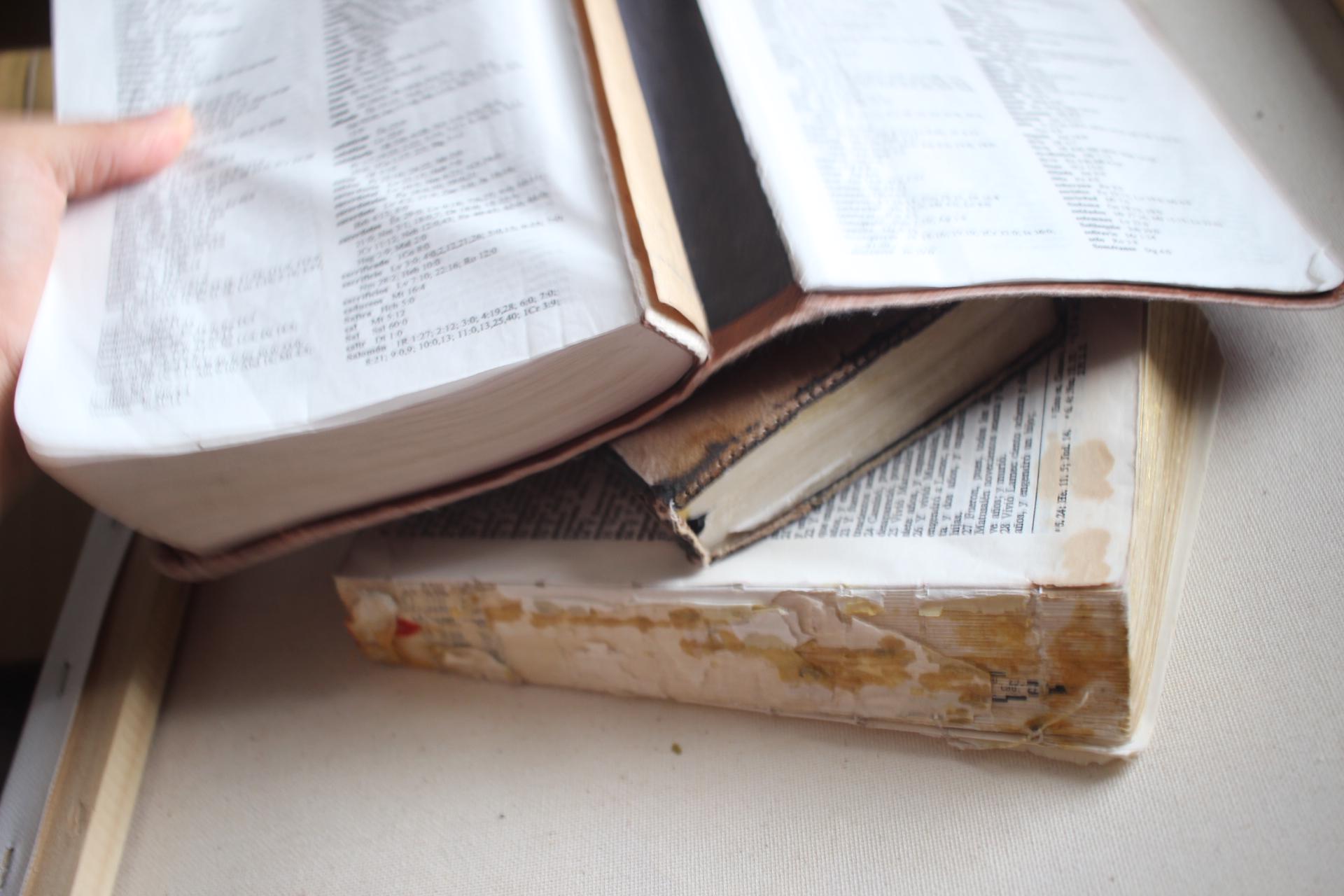Bible Rebinding Service: Spine & Cover Repair, Page Re-attachment - Etsy