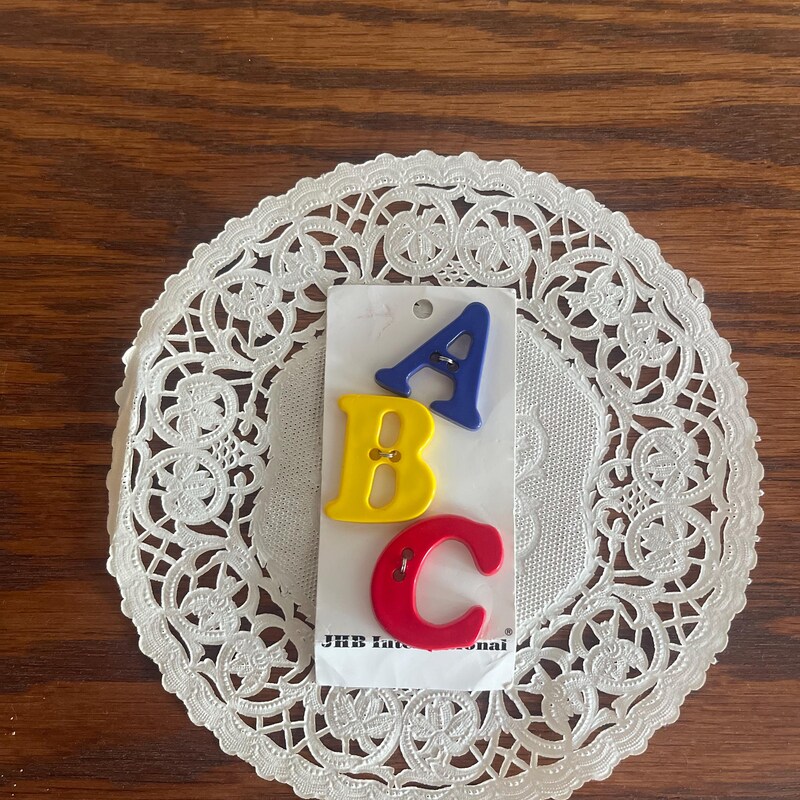 Alphabet Buttons - Etsy