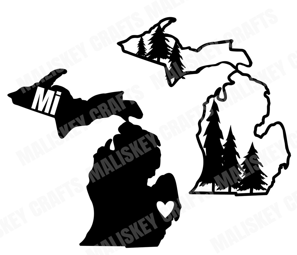Michigan SVG File Download - Etsy