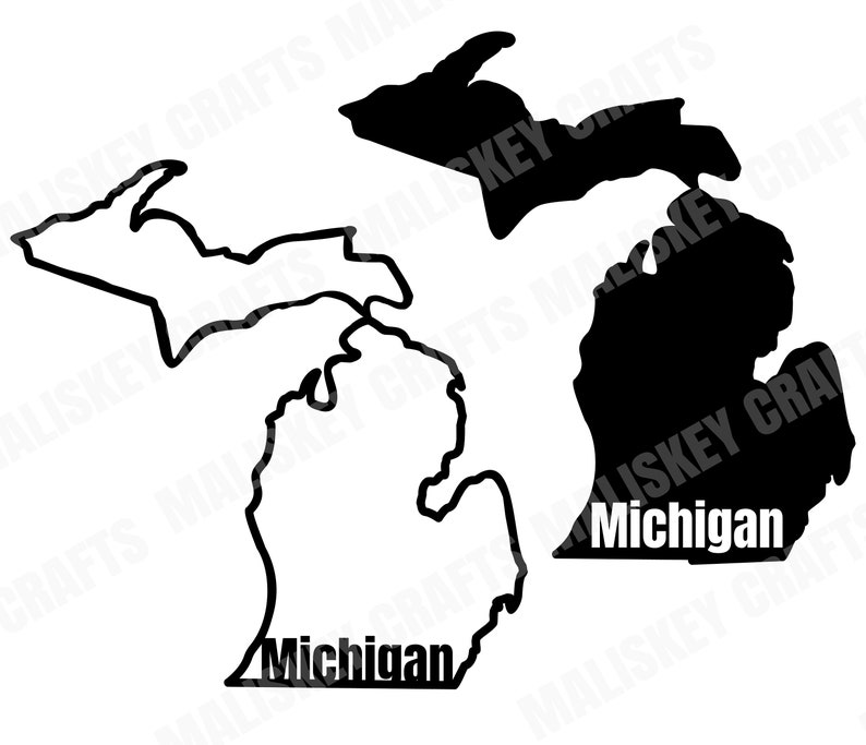 Michigan SVG File Download - Etsy
