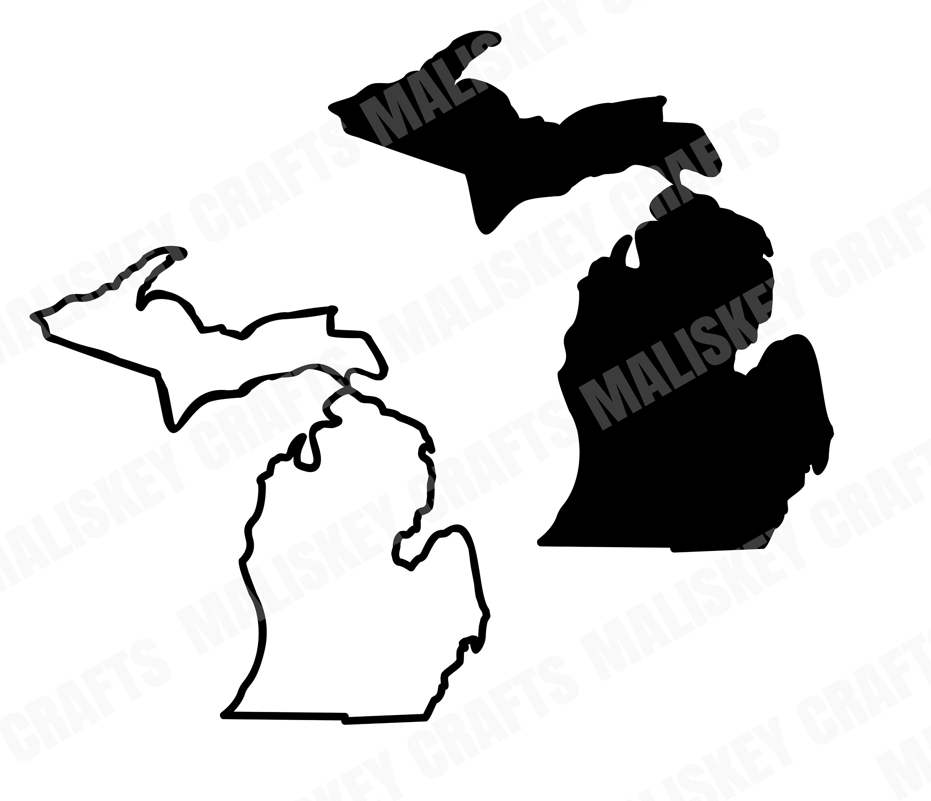Michigan SVG File Download - Etsy
