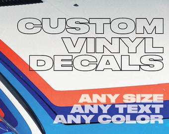Racing Vinyl Decal | Etsy