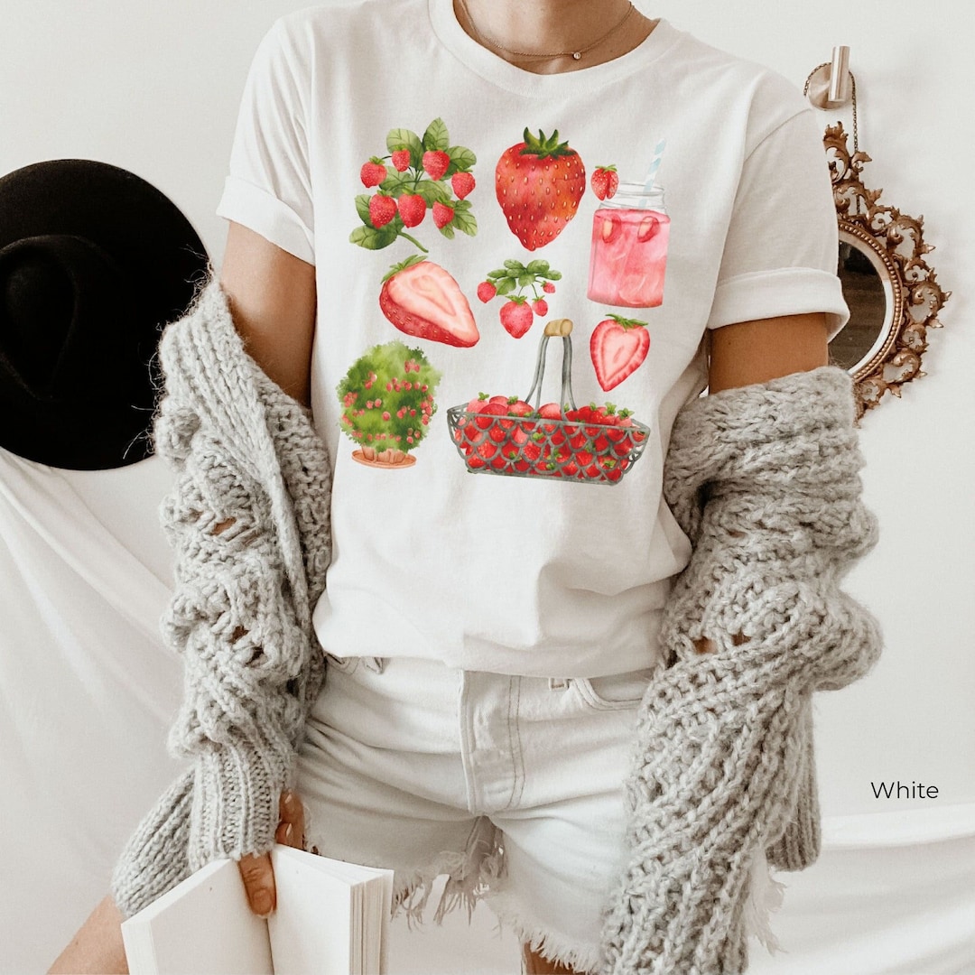 Camisa Fresa, Camisa Strawberry Farm, Fresas Frescas Farmers Market ...