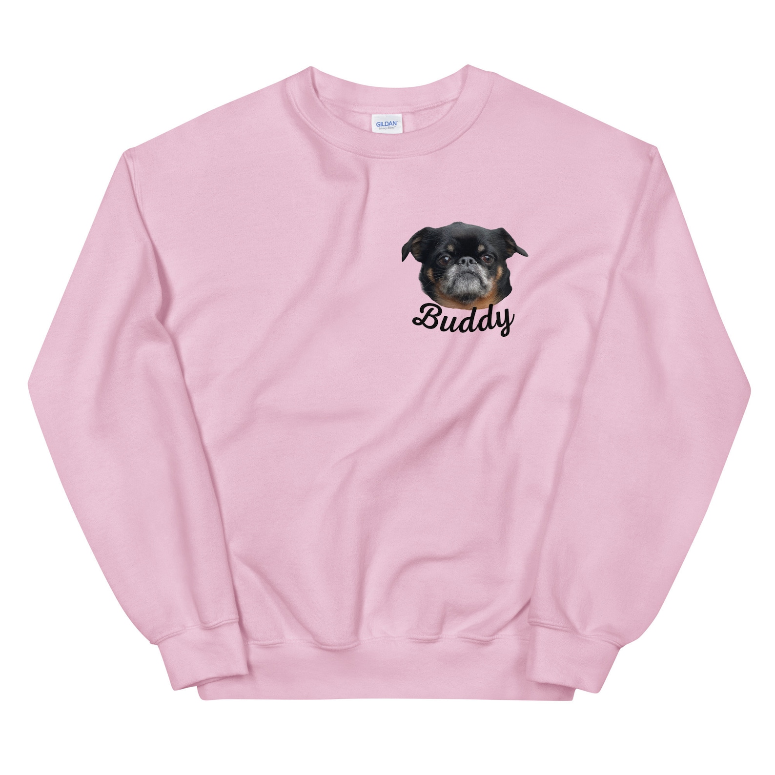 Custom Dog Face Sweatshirt Pet Face Portrait Crewneck Dog - Etsy