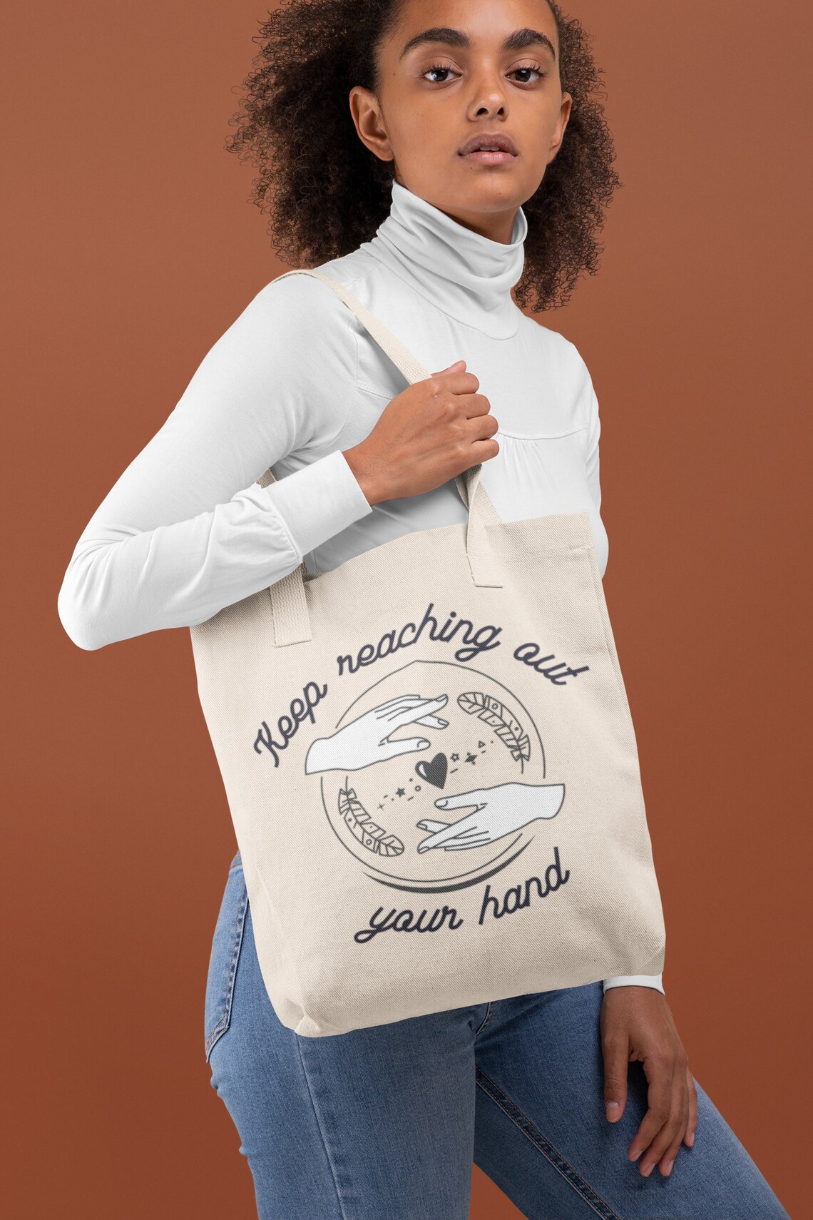 Keep Reaching Out Your Hand Tote Bag, Sarah J Maas, Novice, Ataraxia ...