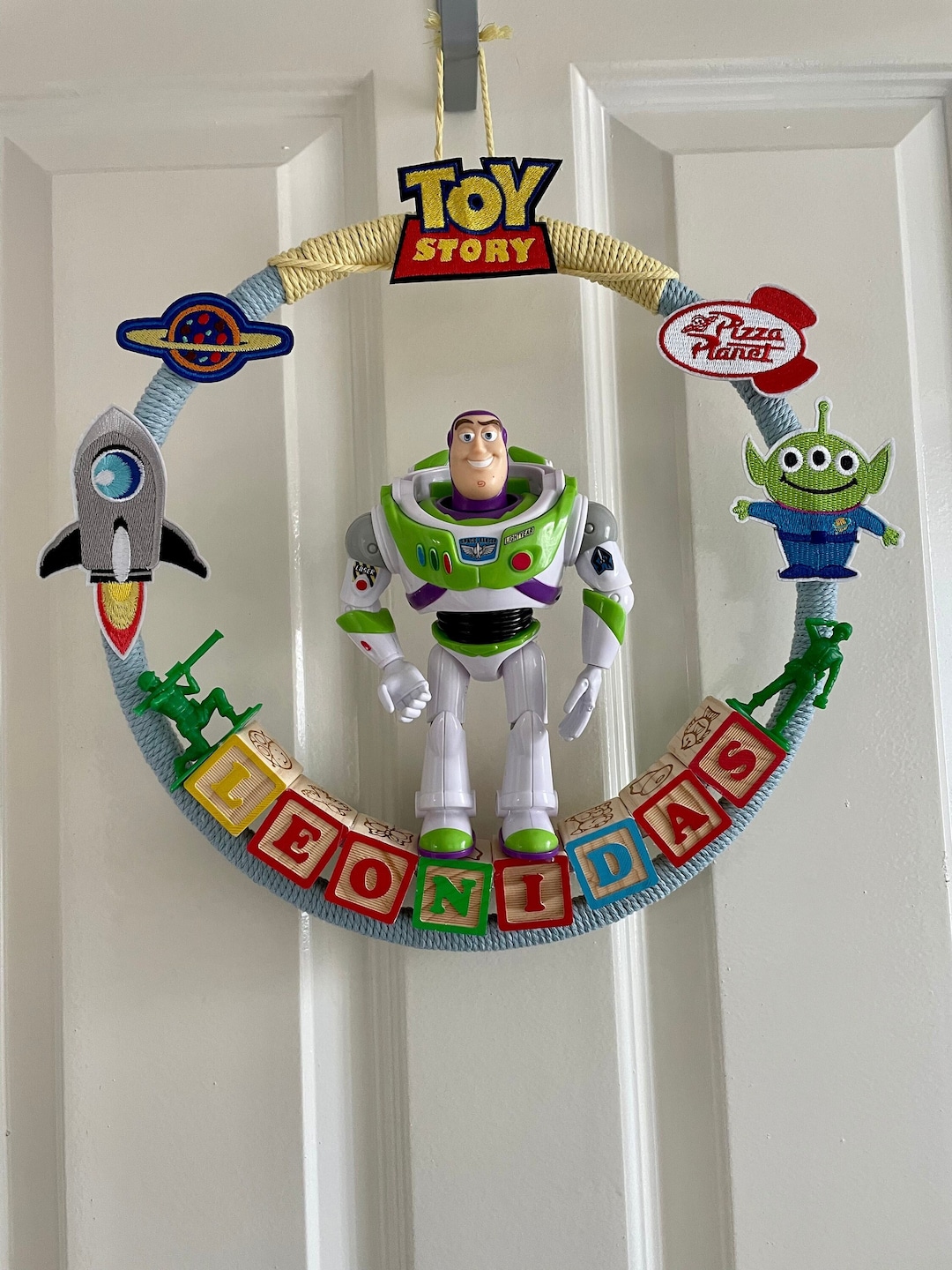Toy Story Buzz Lightyear Personalised Kids Bedroom Door Hoop Sign - Etsy