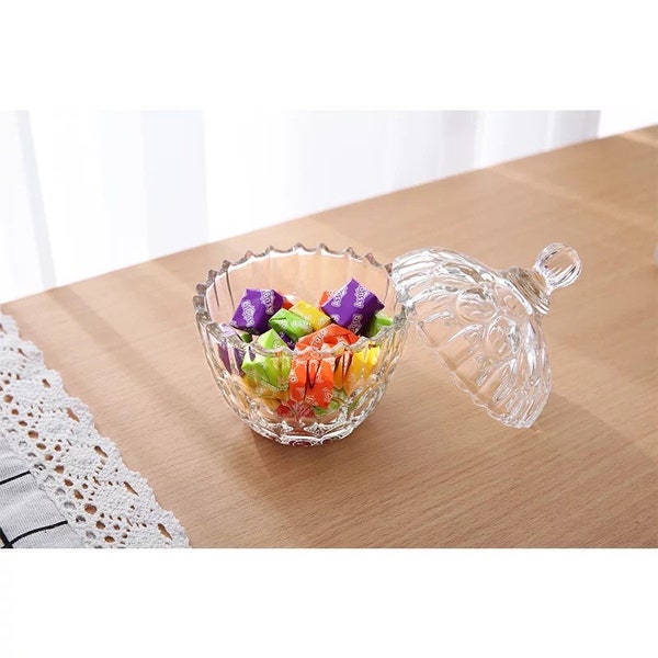 Glass Candy Bowl - Etsy