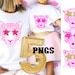 Preppy PNG Original Designer Pink Checkered Smiley Face Western Digital ...