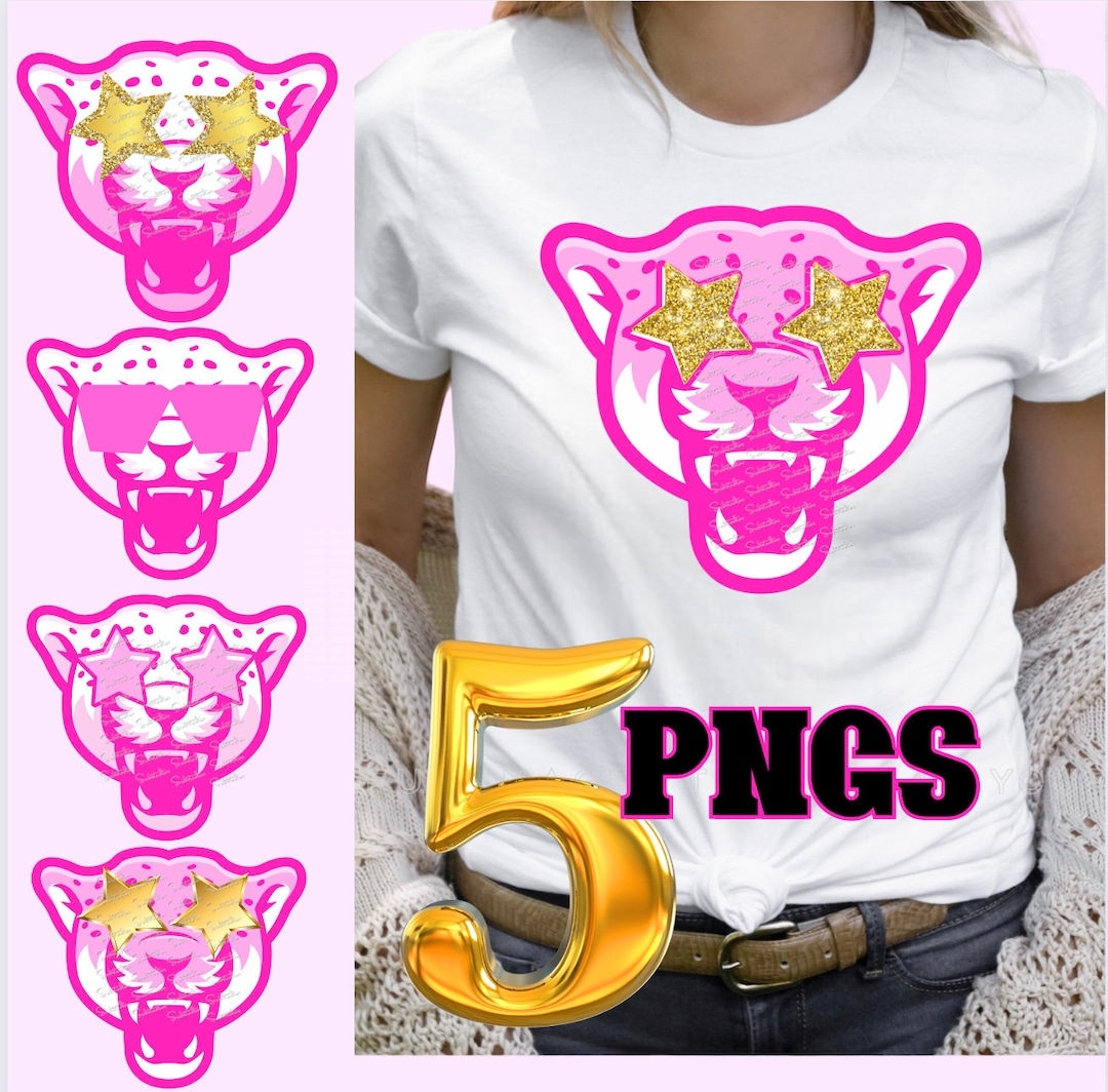 PNG Preppy Pink Jaguars Bobcats Wildcat Gold Star Eye High School ...