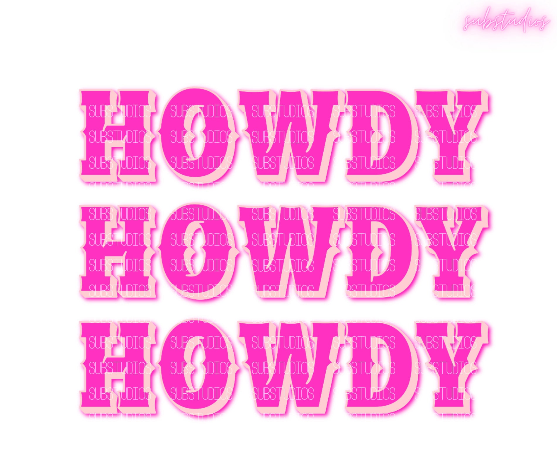 2 Preppy PNG Pink Howdy Howdy Howdy PNG SVG Pink Teen Girl Sublimation ...