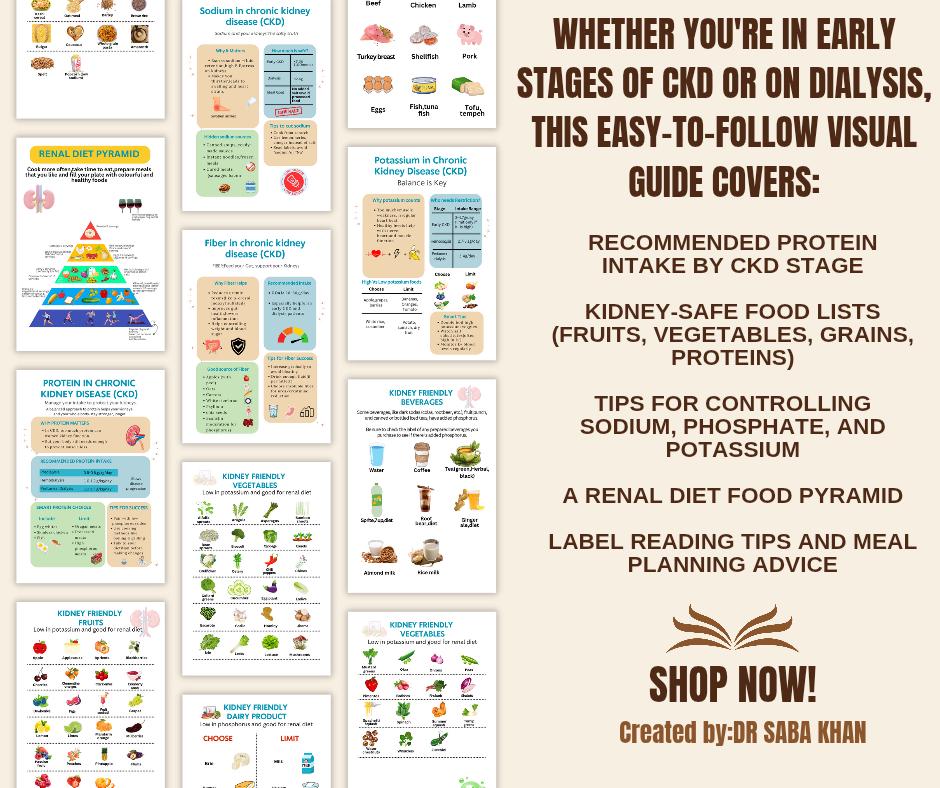 Renal Diet Printables | Kidney-friendly Meal Plans, Nutrition Guides ...