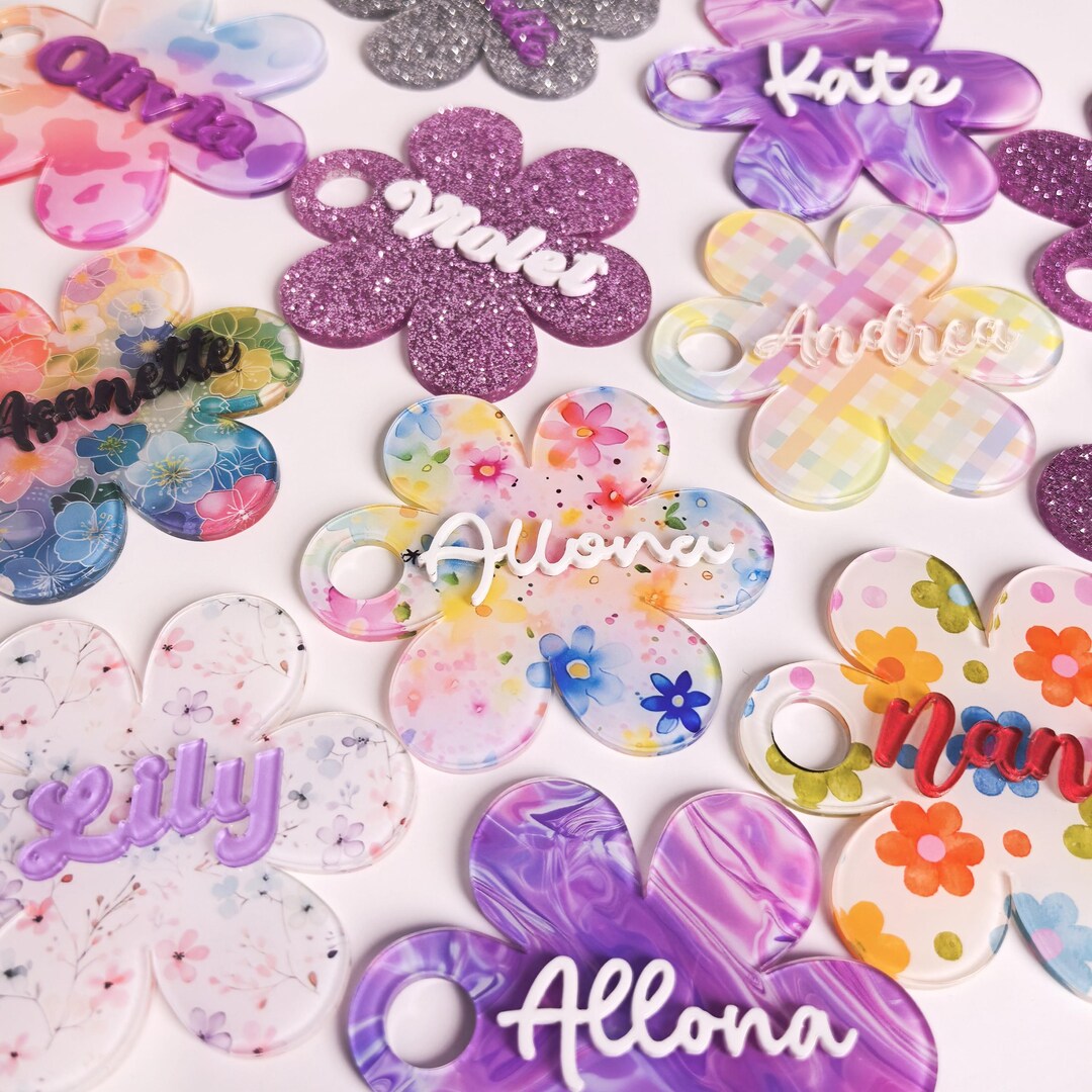 Flowers Stanley Tumbler Topper, Custom Floral Stanley Tumbler Name ...