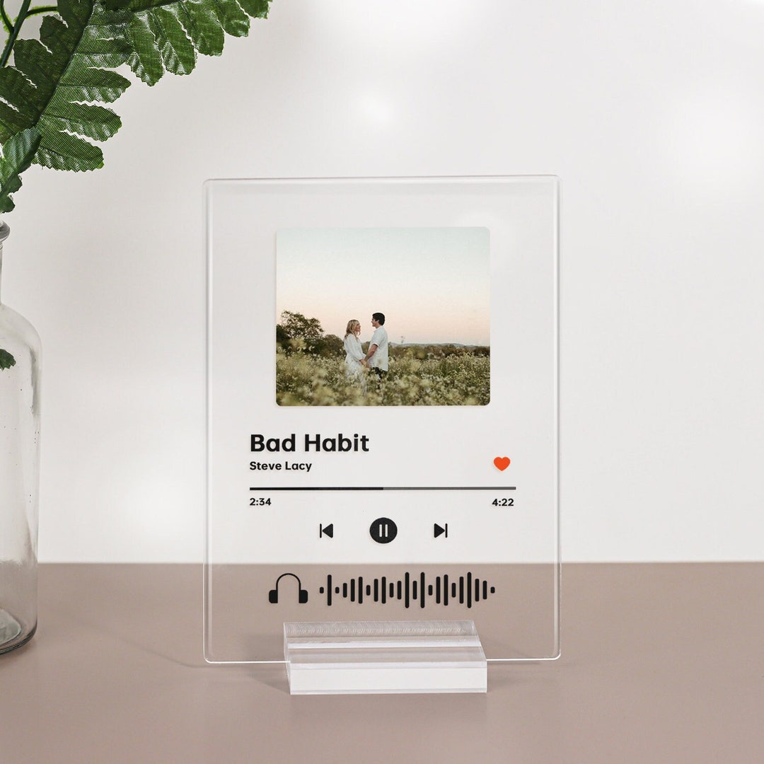 Personalized Acrylic Song Plaque Couples Gift Custom Your Song / Your ...