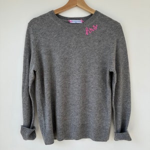 Customized Embroidered Cashmere Sweater for Women, Lightweight Summer ...