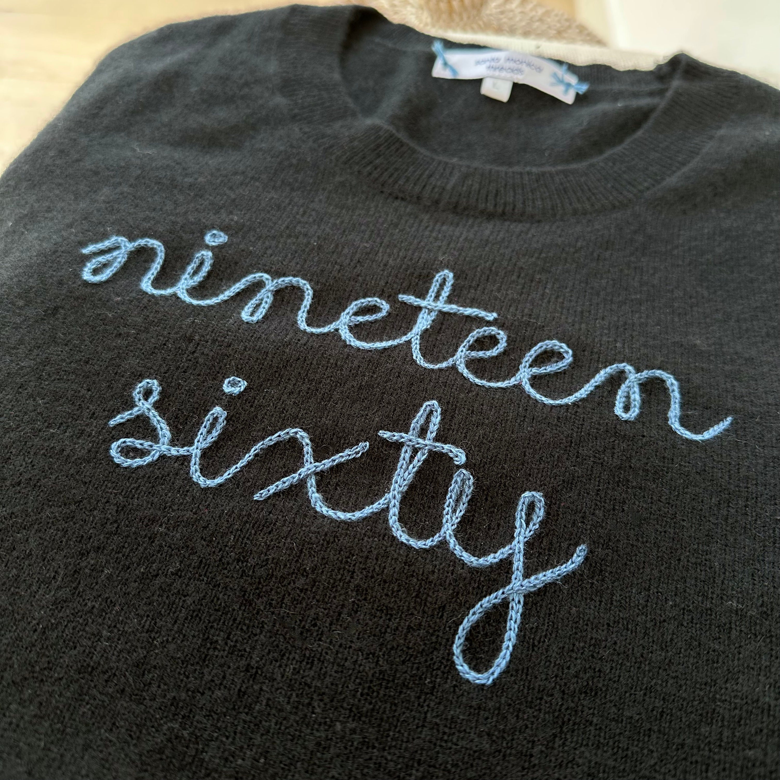 Customized Embroidered Cashmere Sweater for Women, Lightweight Summer ...