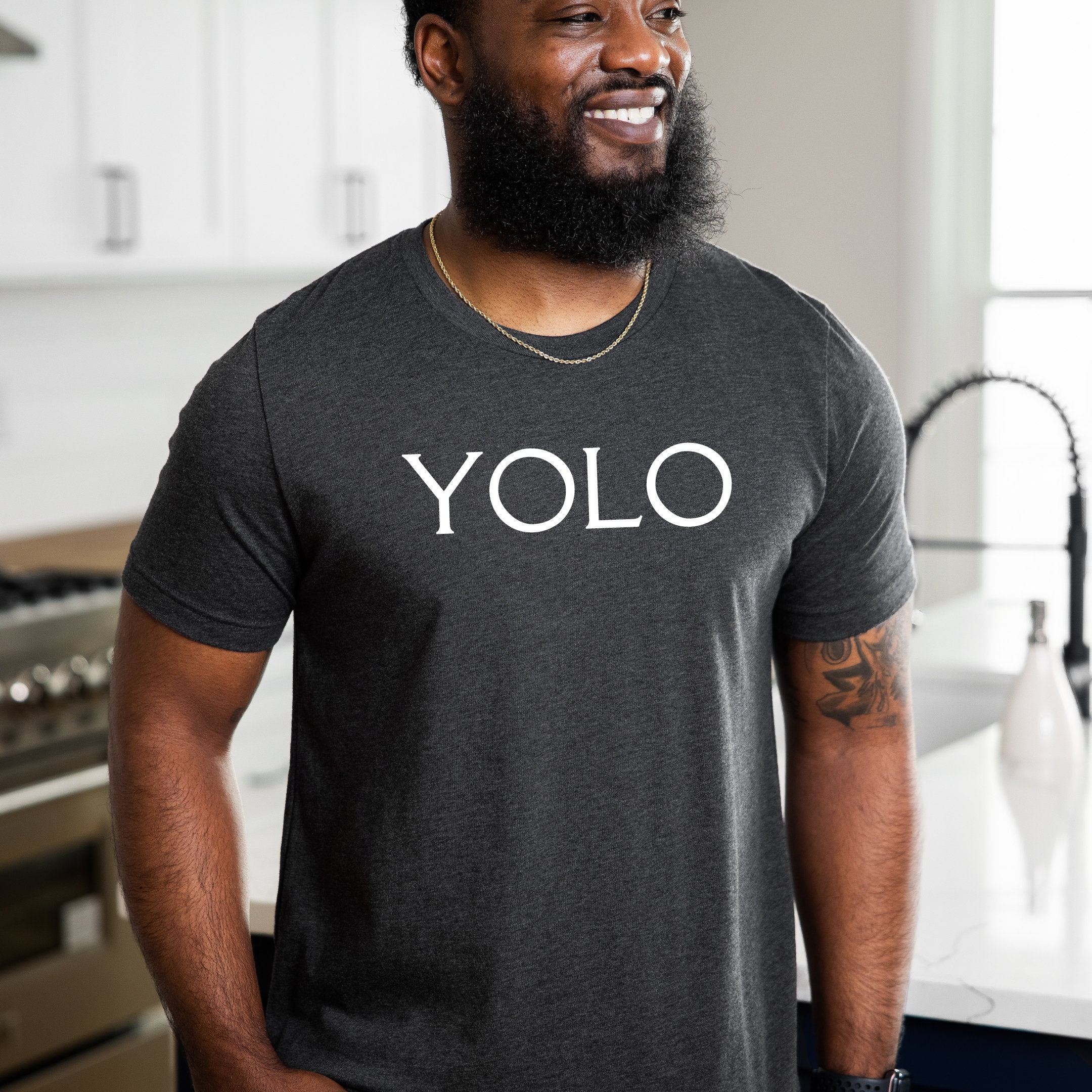 YOLO, YOLO Tee, YOLO Shirt, Graphic Shirt, Graphic Tee, Gifts for Men ...