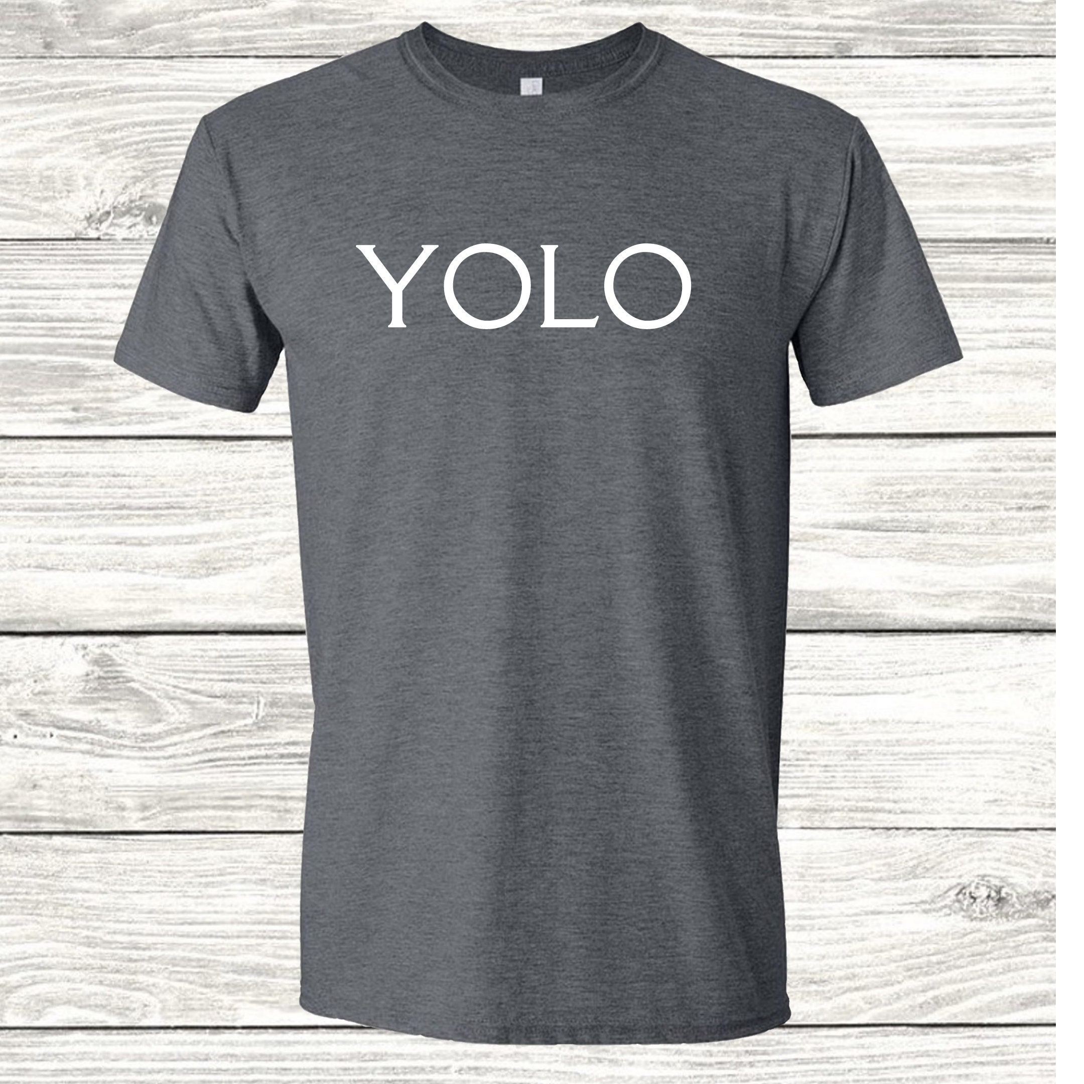 YOLO, YOLO Tee, YOLO Shirt, Graphic Shirt, Graphic Tee, Gifts for Men ...
