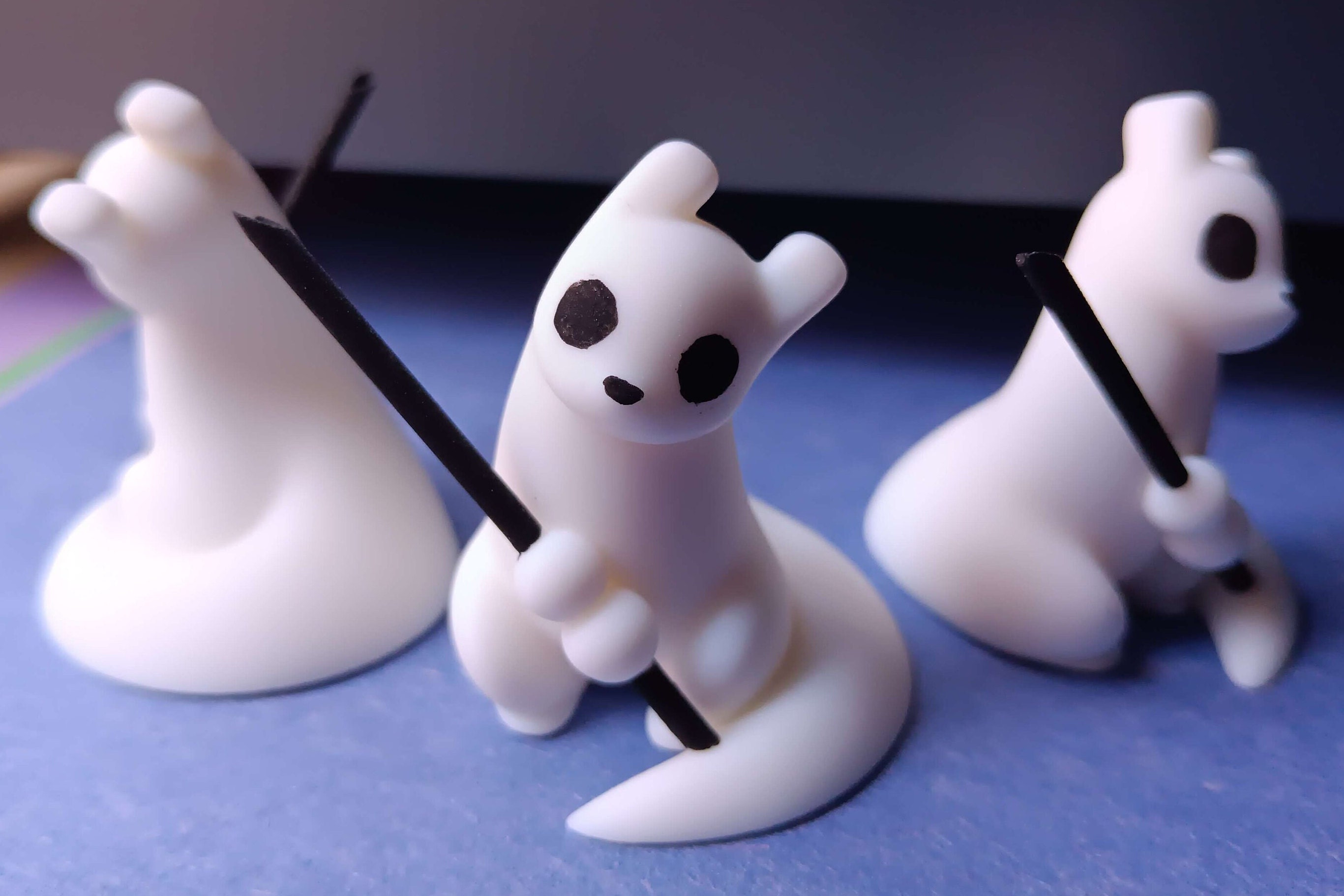 Slugcat Figurine 3d Printed Rain World Slug Cat - Etsy