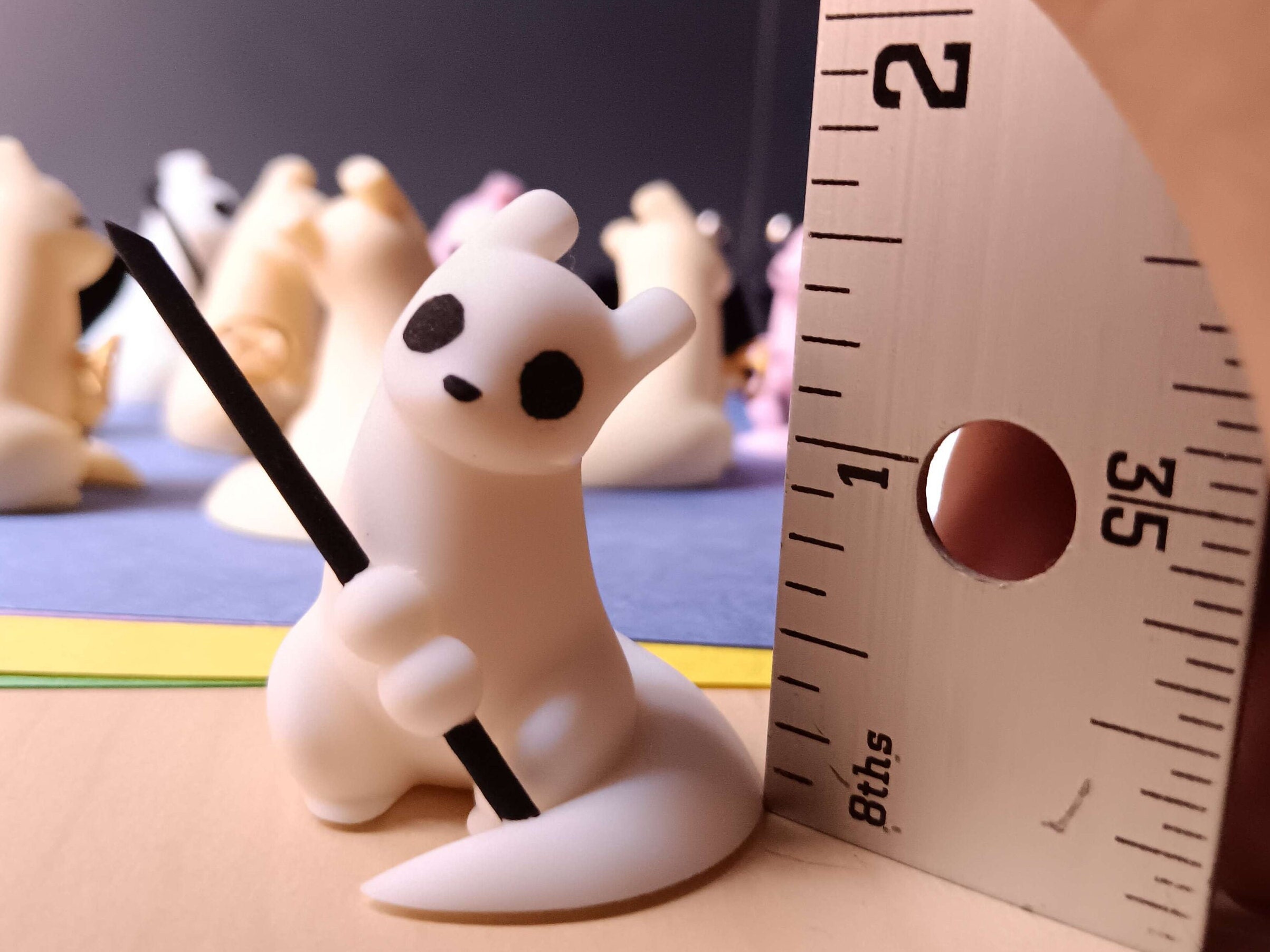 Slugcat Figurine 3d Printed Rain World Slug Cat - Etsy