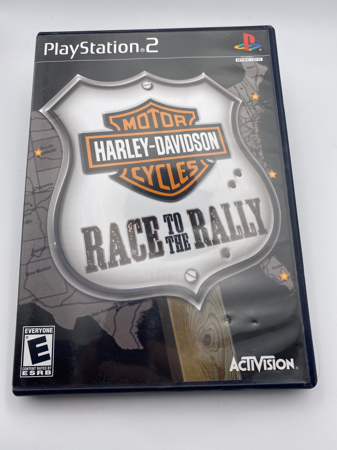 Vintage Harley Davison Race to the Rally Ps2 Game Motorcycle Works ...