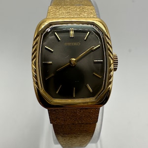 Vintage Seiko 1100 Ladies Mechanical Hand Wind Gold Tone Dress Watch Gift Her Women Mom Sale ...