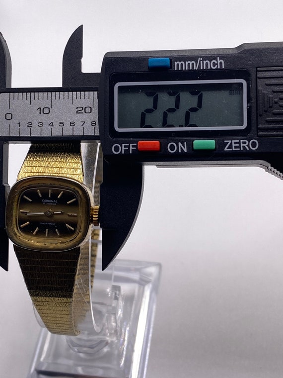 Vintage Cardinal 17 jewels mechanical wind watch gold… - Gem