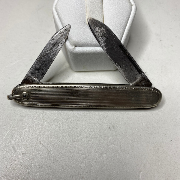 Silver Pocket Knife - Etsy