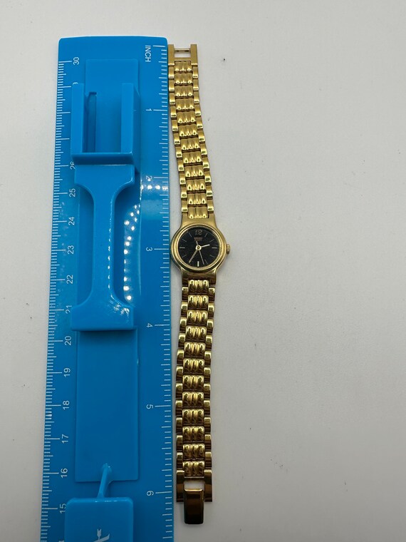 Vintage Seiko 20mm cocktail dress watch cocktail blac… - Gem