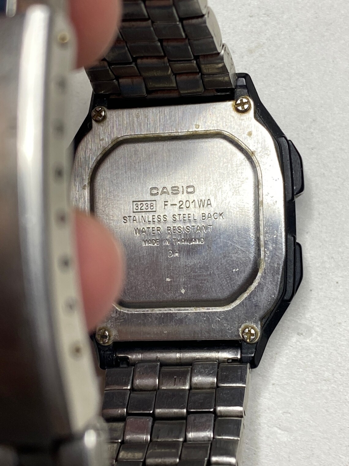 Vintage Casio 3238 Digital Mens Watch Black Plastic Stainless - Etsy