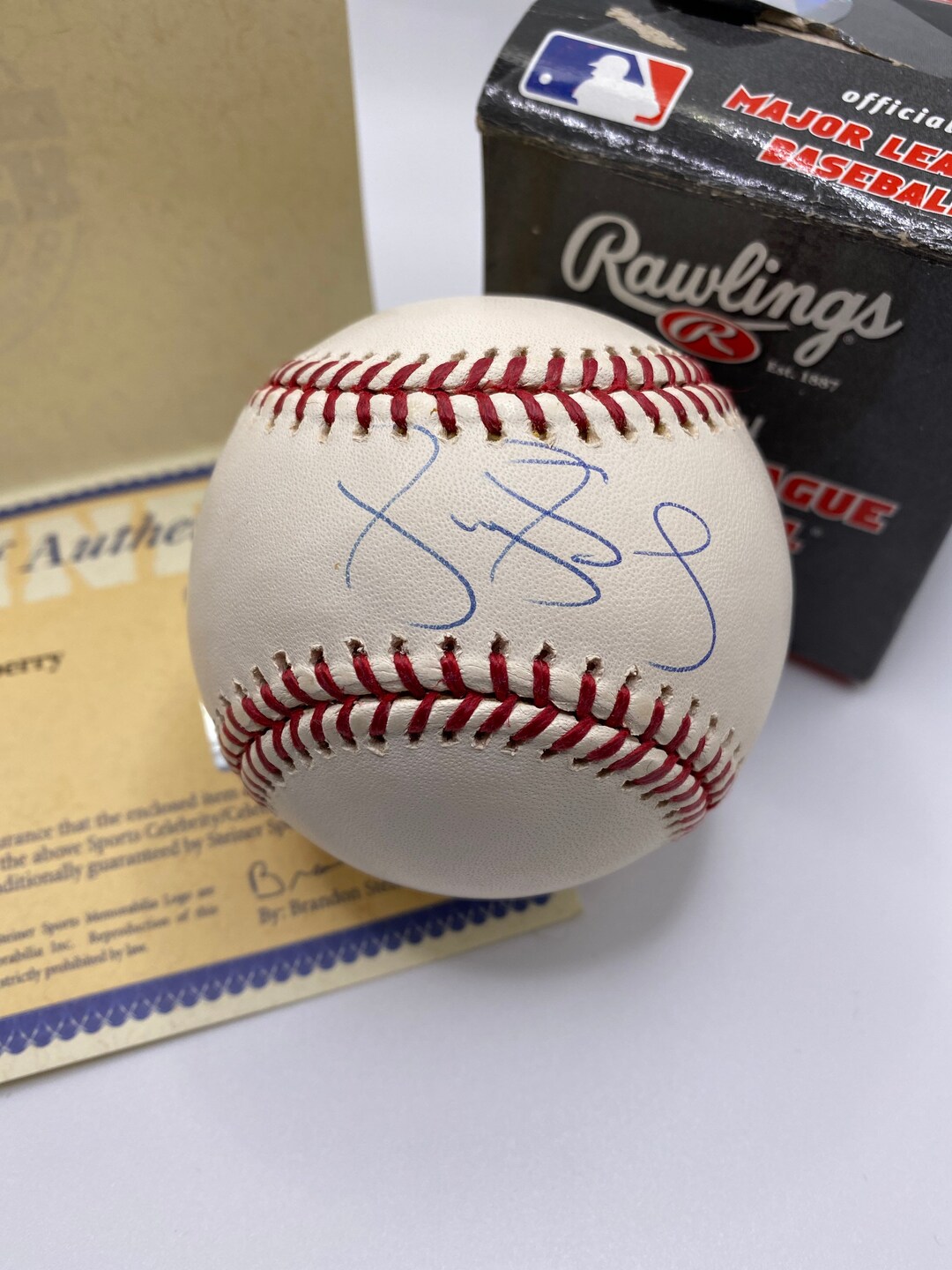 Vintage Darryl Strawberry Autographed Baseball From Steiner Sports ...