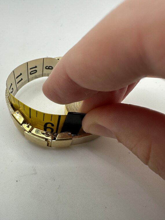 SEIKO RARE vintage 16-3269 gold tone tank Dress watch… - Gem