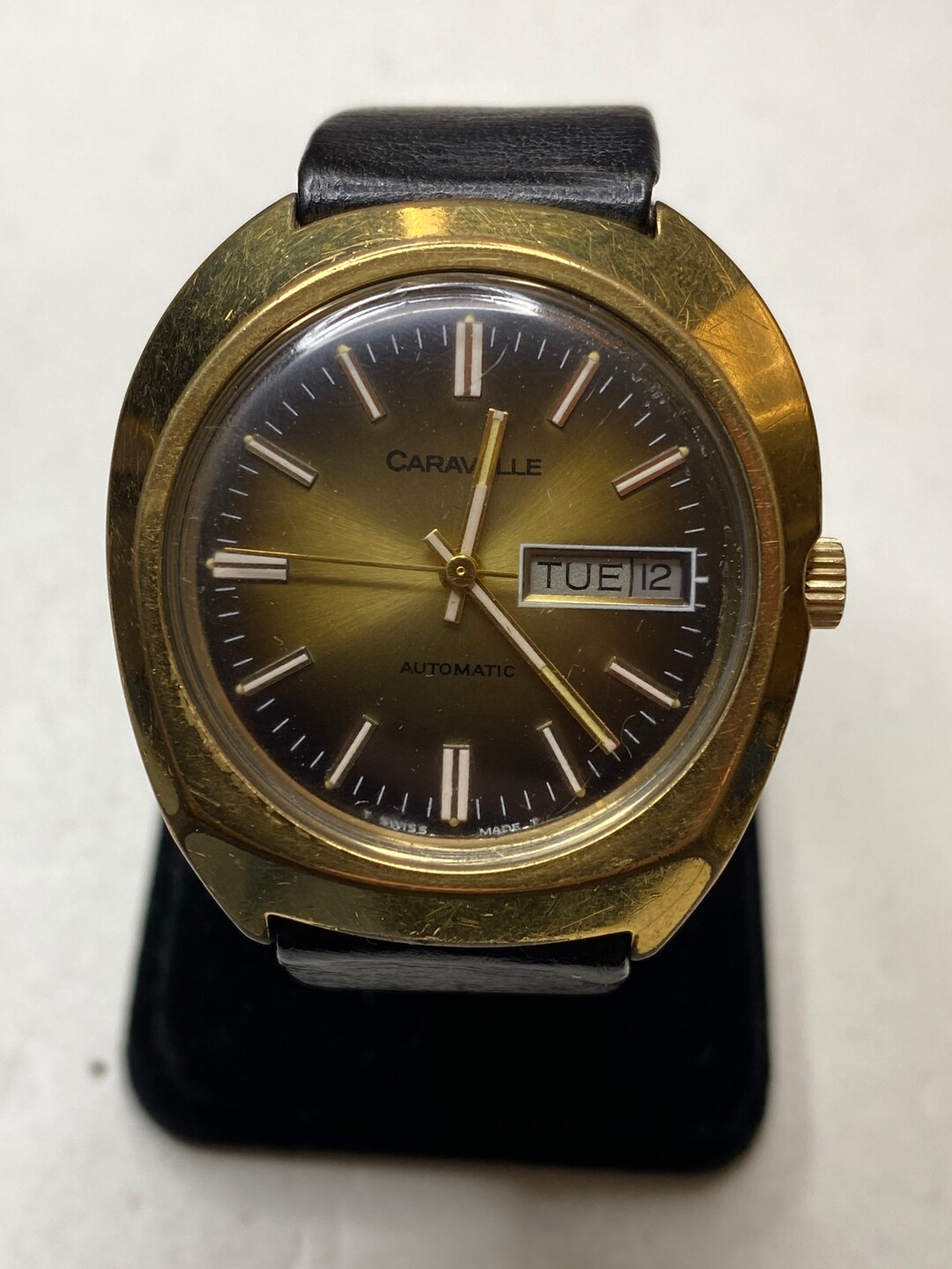 Vintage Caravelle by Bulova Automatic Pop Out Watch Pocket Watch Retro ...