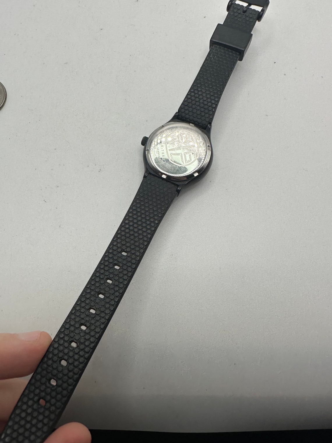 Vintage Fossil RARE Big Tac Jr 7882 Ladies Watch Digital and Analog ...