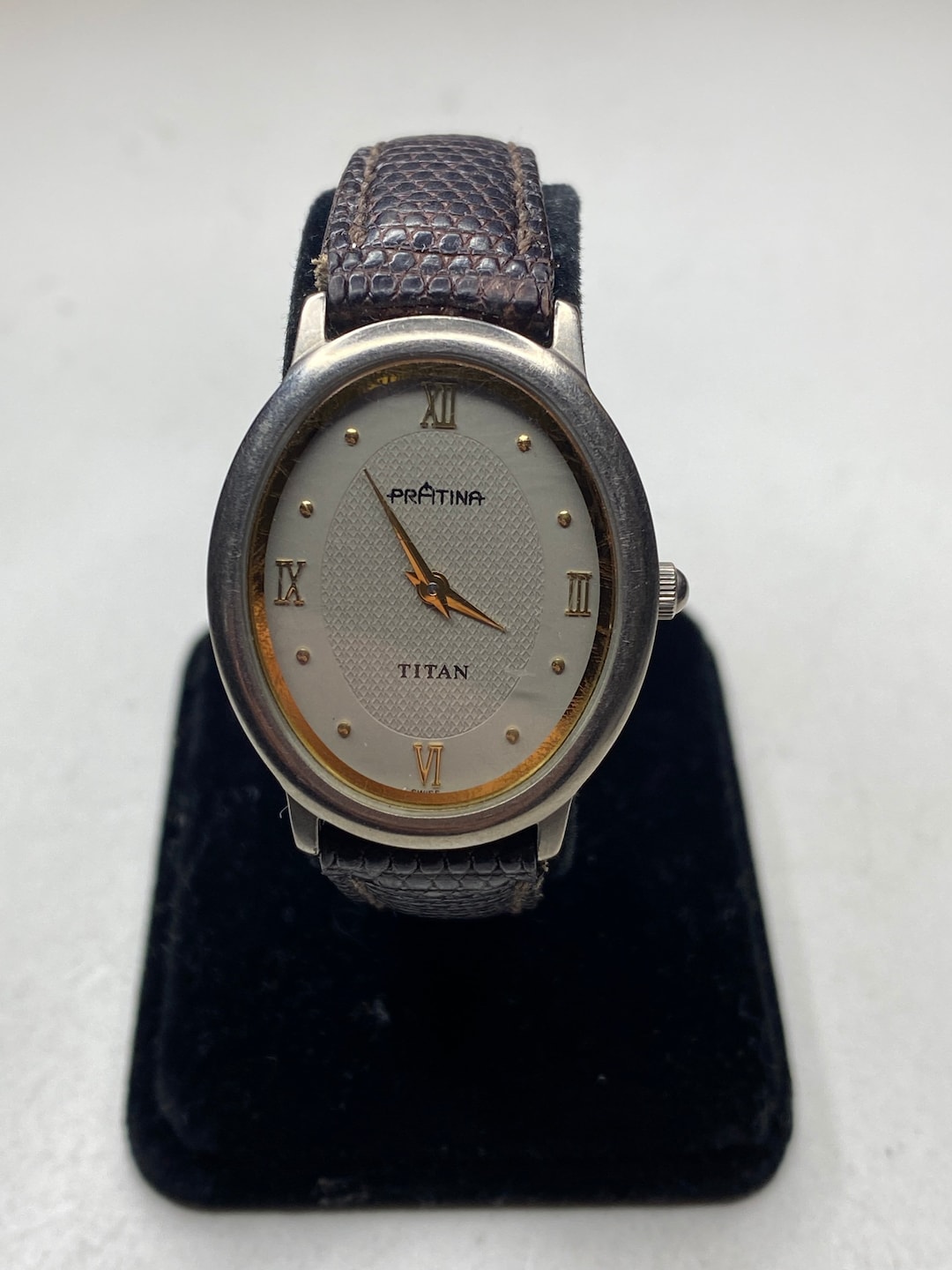Vintage Pratina Titan Titanium Ladies Watch Swiss Made ETA Movement ...