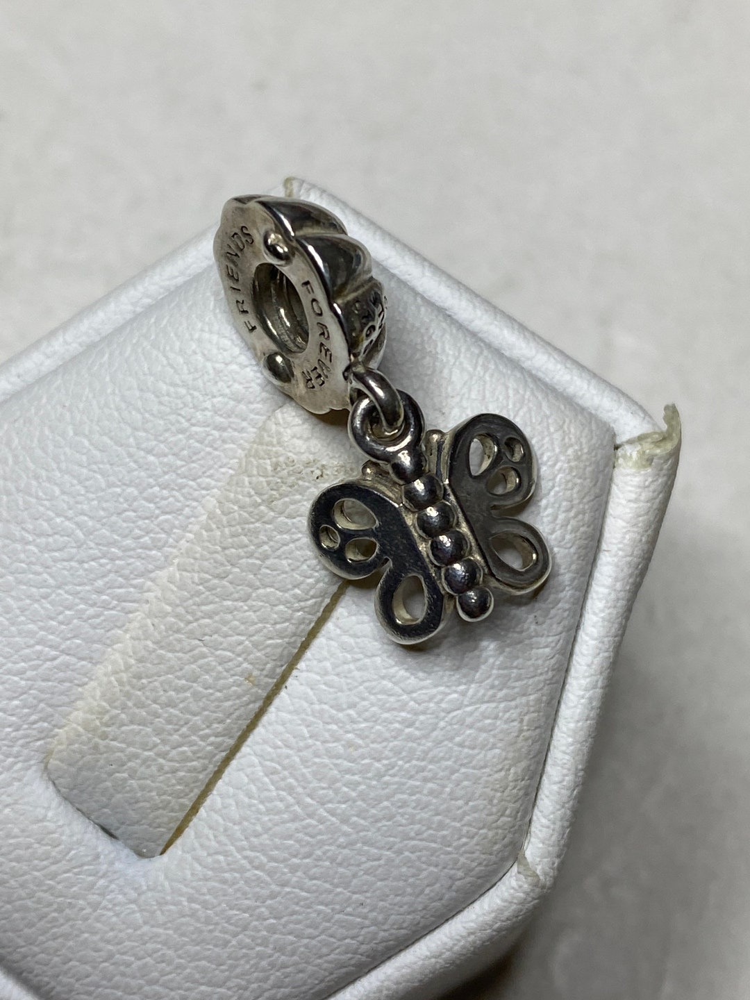 Retired Vintage Pandora Friends Forever Butterfly Charm Gift for Her ...