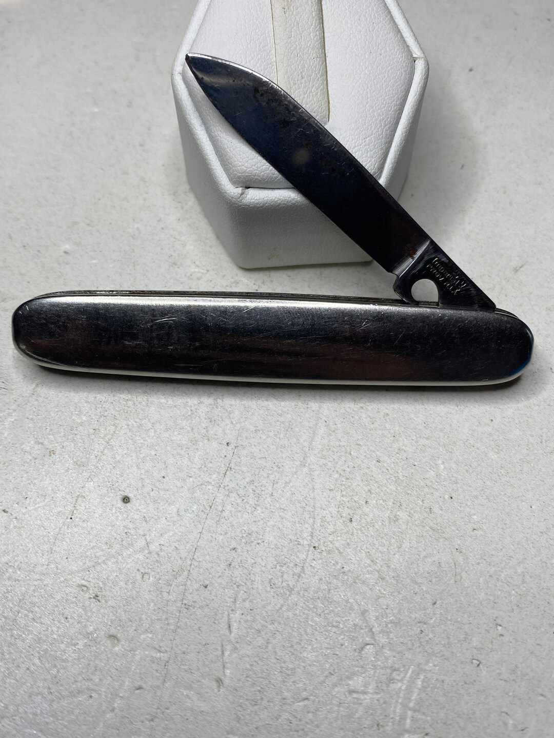 Antique Roy Rogers Trick Knife Stainless Steel Pocket Knife Prank Gift ...