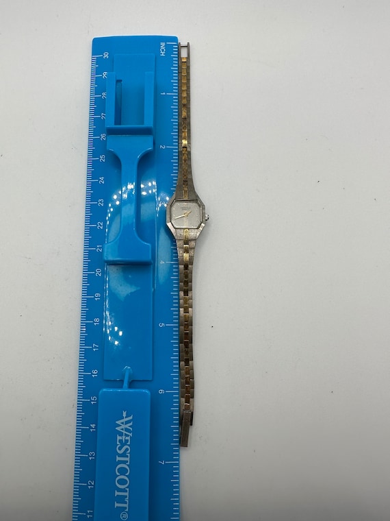 vintage caravelle by bulova P7 1987 ladies square Wat… - Gem