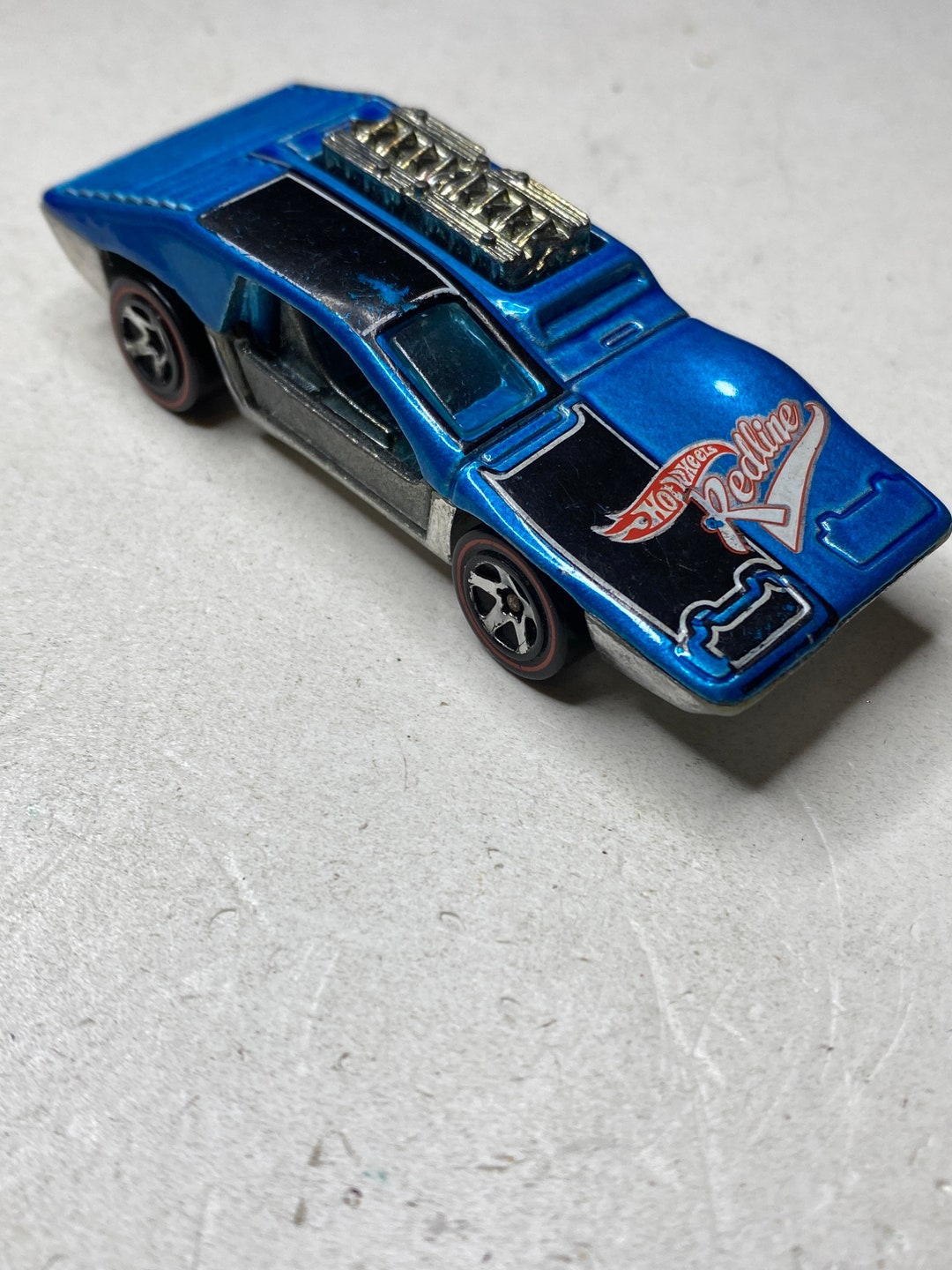Vintage Hot Wheels Redline Side Kick 1970 2002 Remake Blue Gift Kids ...