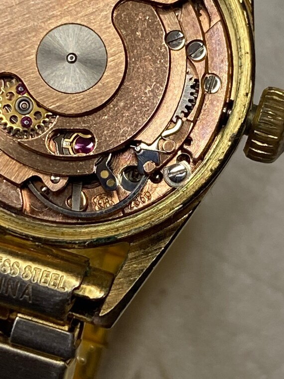 Antique Elco 21 jewels automatic ladies watch eta 236… - Gem