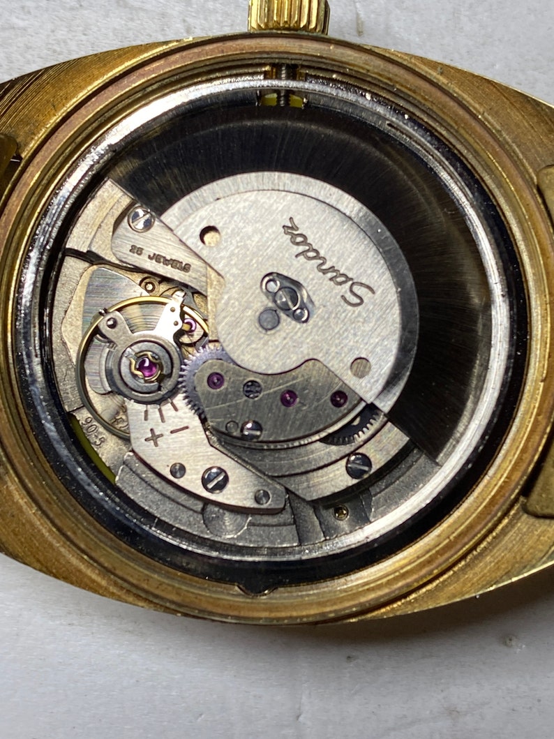 RARE Vintage Sandoz Automatic Polemaster 25 Jewels Gold - Etsy