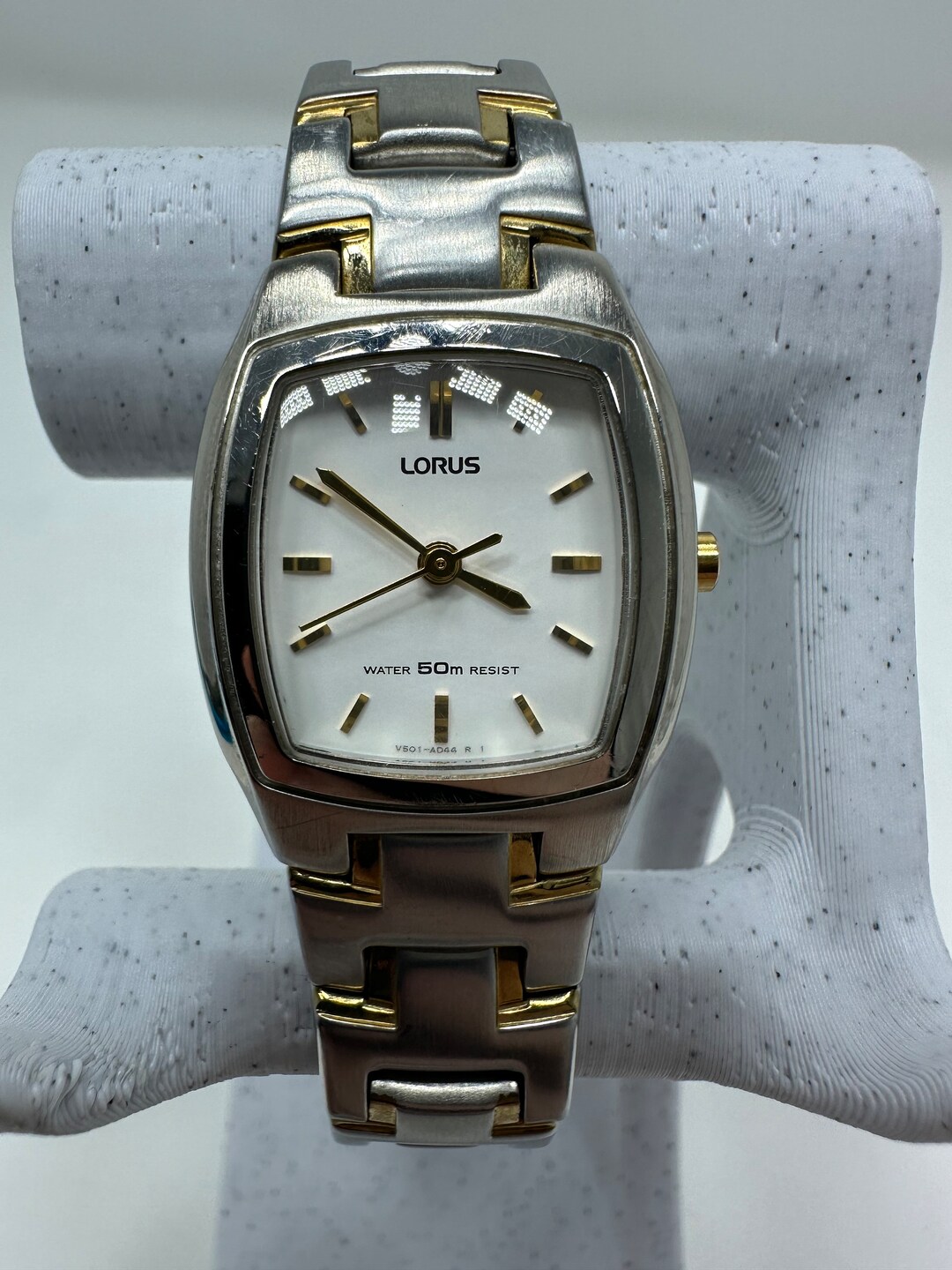 Lorus by Seiko Vintage Silver Tank Watch Dress Gift Her Ladies Women ...