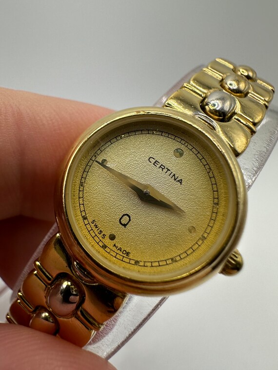 vintage Certina Swiss made ladies gold tone dress wat… - Gem