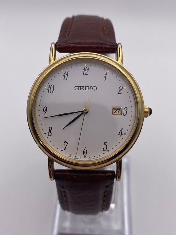 seiko watch white face - Gem