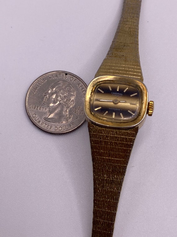 Vintage Cardinal 17 jewels mechanical wind watch gold… - Gem