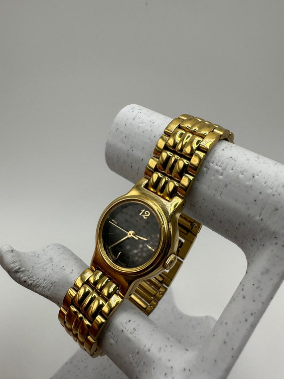 Vintage Seiko 20mm cocktail dress watch cocktail blac… - Gem